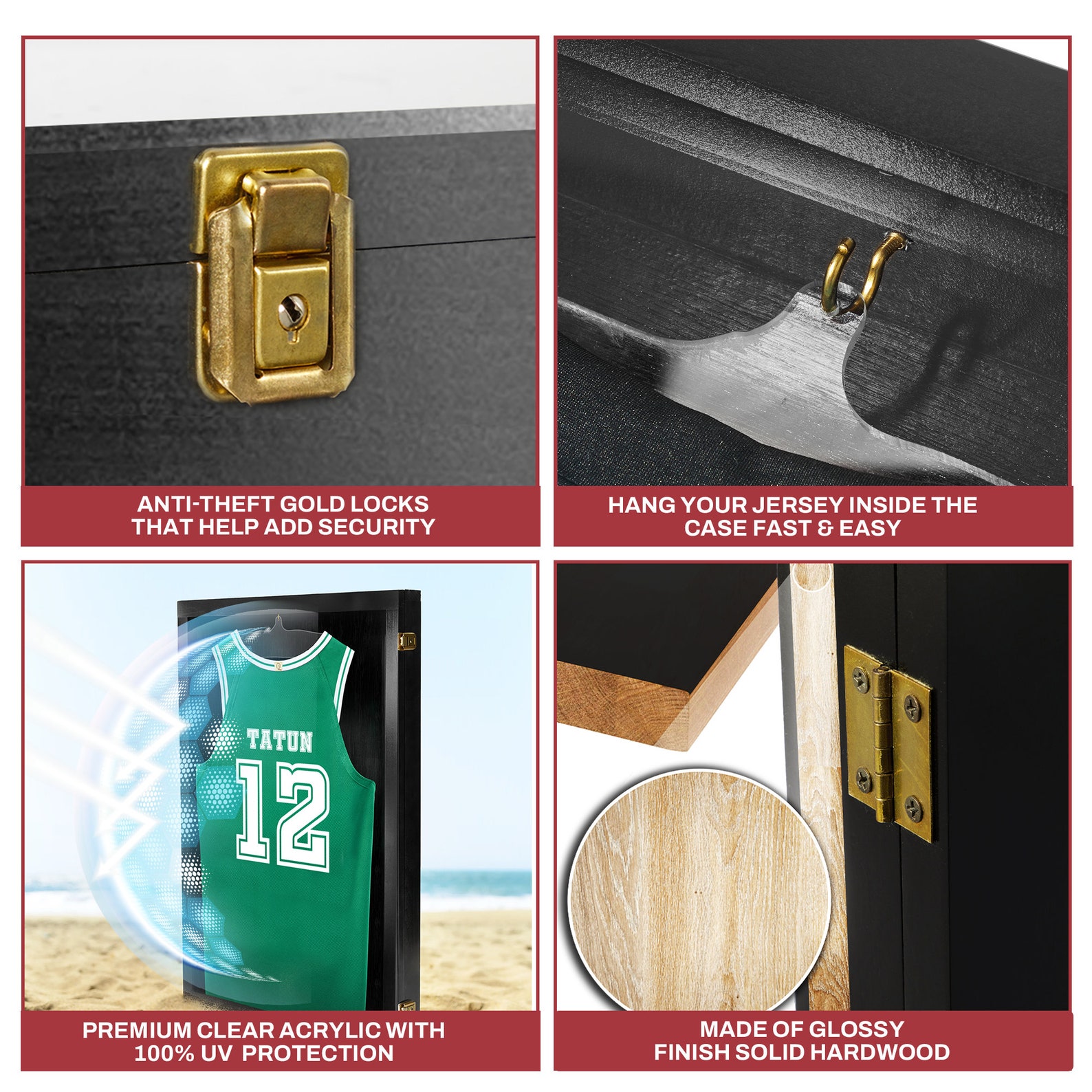 Jersey Display Case, Jersey Case , Sports Display, T Shirt Display Case ...
