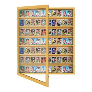 PENNZONI Sports Card Display Case, Holds 70 Ungraded Sports Cards ...