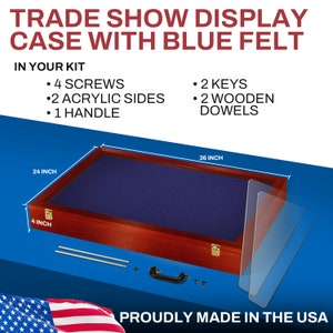 Trade Show Display Case, Card Show Display Case, Table Top Display Case ...