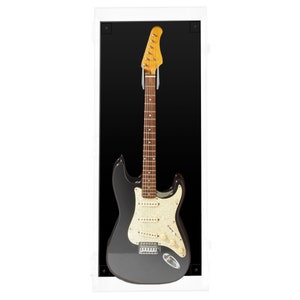 Acrylic Guitar Display Case All Acrylic Crystal Clear Guitar Electric ...