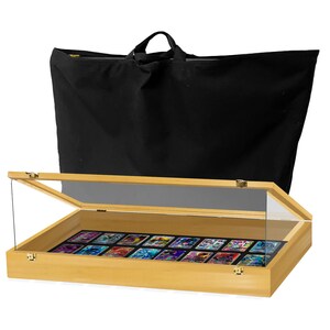 Trade Show Display Case Golden Oak Finish 24 X 36 X 4 Display Case ...