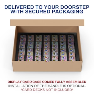 Card Deck Display Case for Decks of Cards/playing Card Deck Display ...