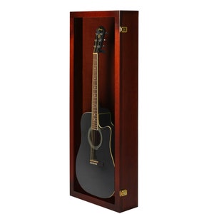Guitar Display Case Solid Hardwood Acoustic Guitar Display - Etsy