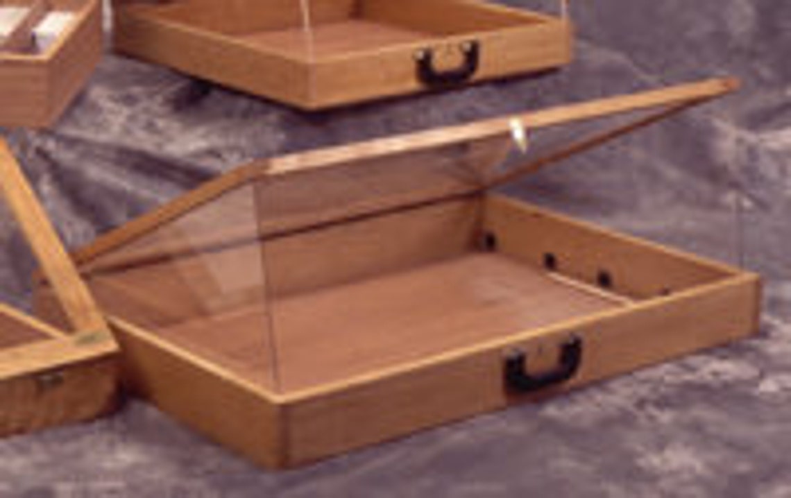 Pastry Display Case Walnut Finish 24 X 36 X 4 | Etsy