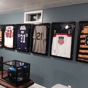 Jersey Display Case Hockey Jersey Display Case Football - Etsy