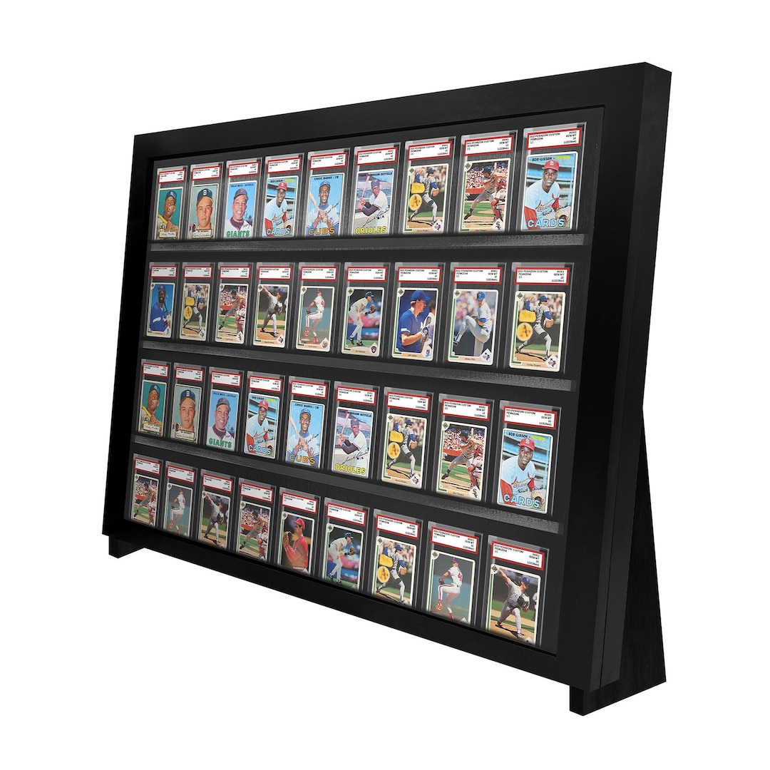 Graded Card Display Case Tabletop /w Standing Legs - Etsy