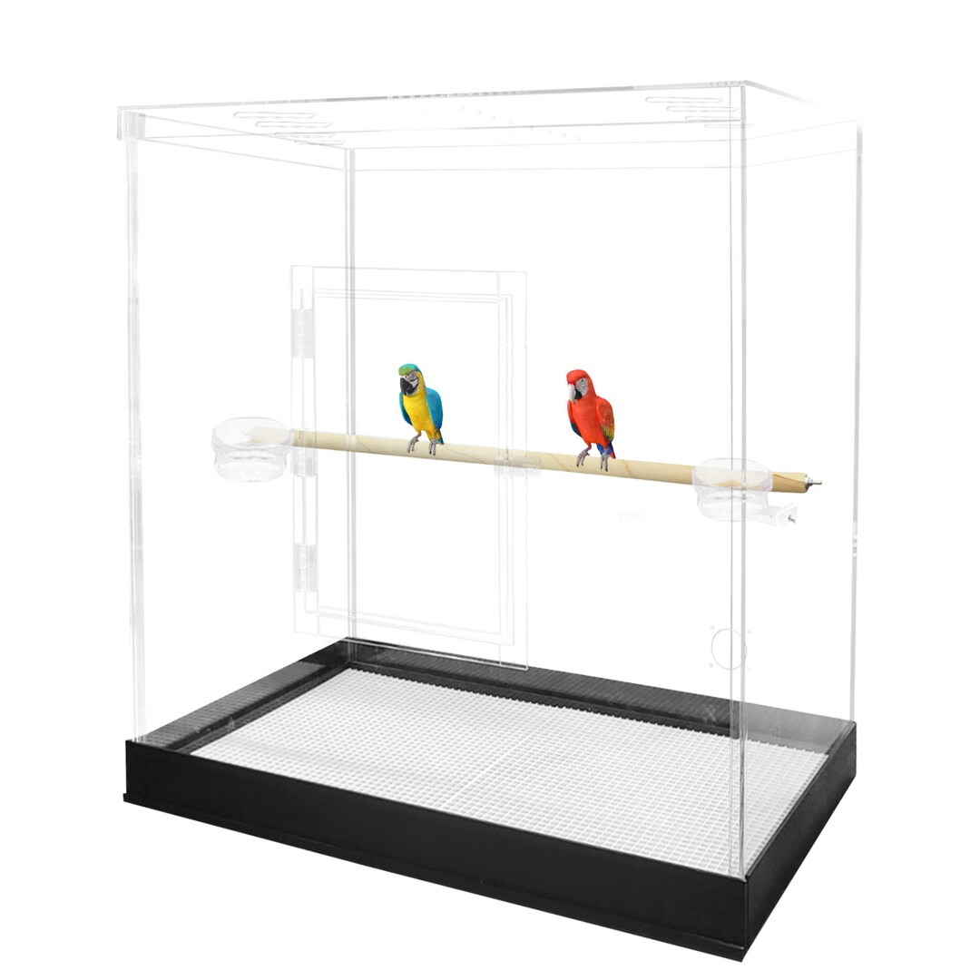 Macaw Acrylic Cage With No Base - Etsy