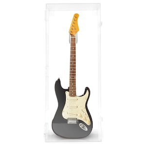 Acrylic Guitar Display Case All Acrylic Crystal Clear Guitar Electric ...