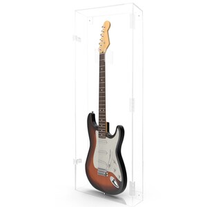 Acrylic Guitar Display Case All Acrylic Crystal Clear Guitar - Etsy