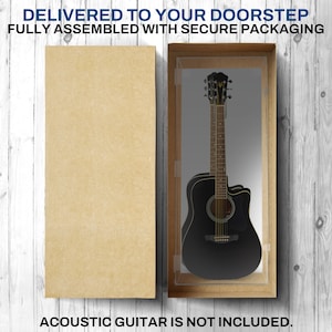 Acoustic Acrylic Guitar Display Case All Acrylic - Etsy