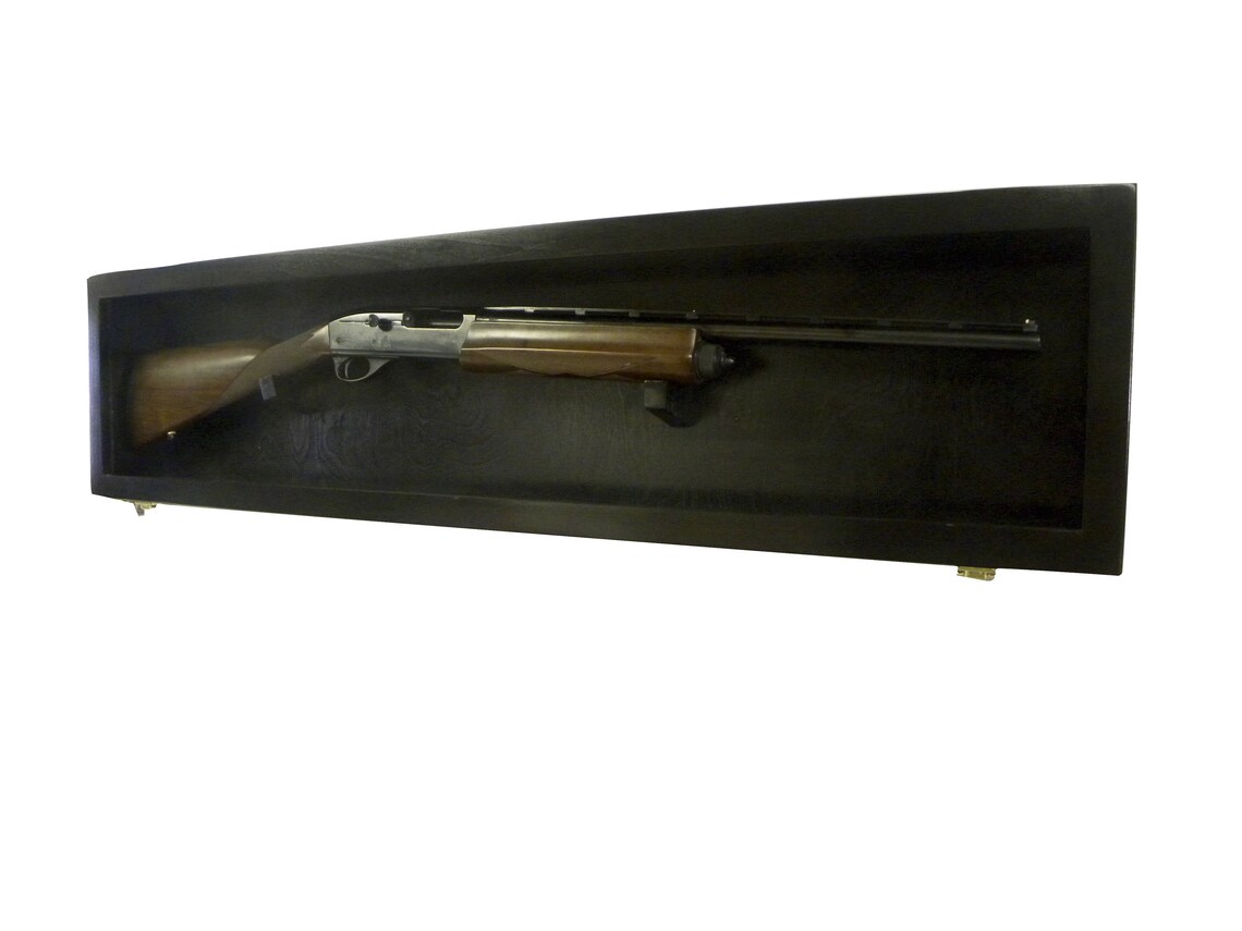 Rifle Gun Display Case All Wood With a Clear Acrylic Front - Etsy