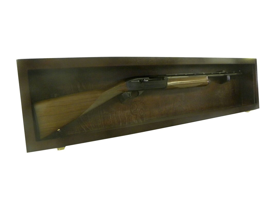 Rifle Gun Display Case All Wood With a Clear Acrylic Front - Etsy