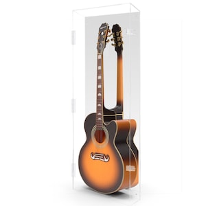 Acoustic Acrylic Guitar Display Case All Acrylic - Etsy