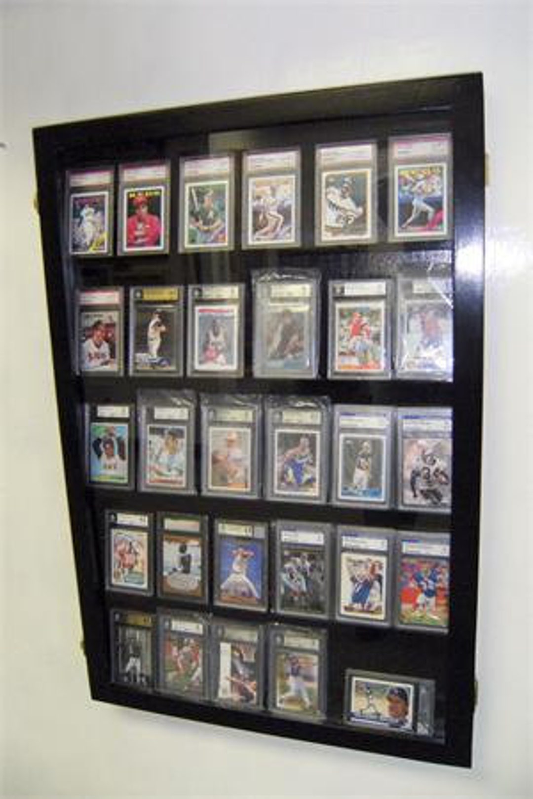 Baseball Football Sports Card Display Case Display Case for - Etsy