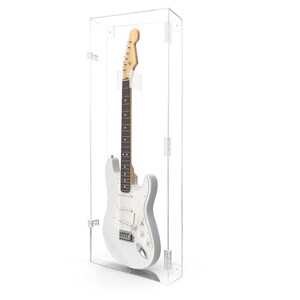 PENNZONI Electric Guitar Acrylic Display Case, Clear Acrylic Electric ...