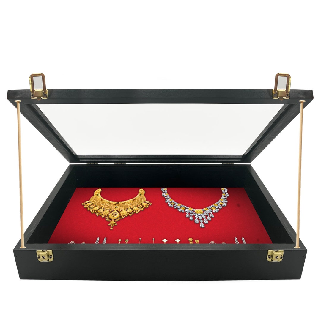 Glossy Black Finish 18 X 22 X 3 Display Case P304B - Etsy