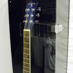 Acrylic Guitar Display Case All Acrylic Crystal Clear Guitar - Etsy