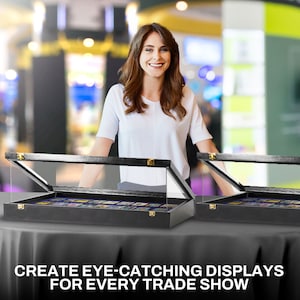 Trade Show Display Case, Card Show Display Case Table Top Display Case ...