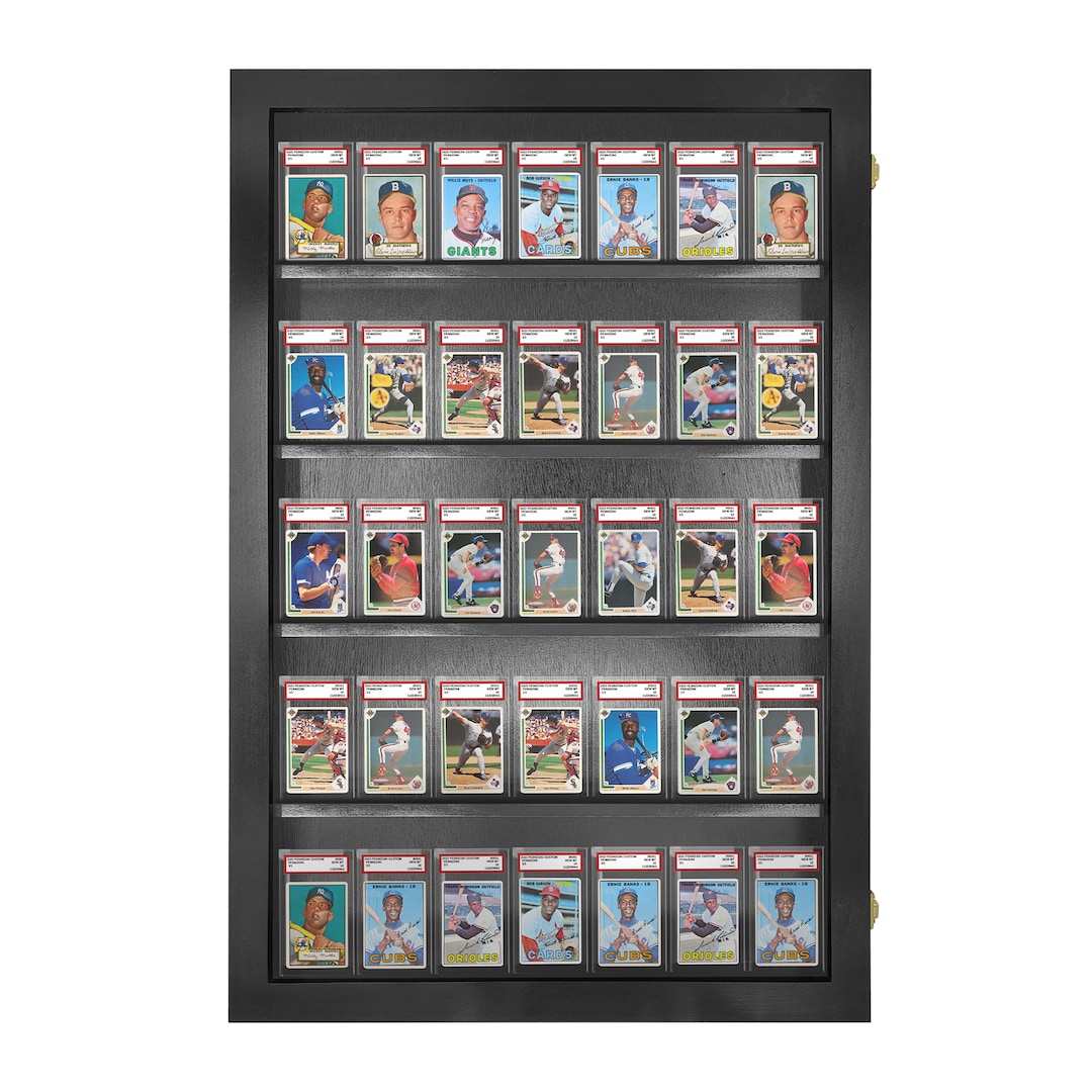 35 Graded Baseball Card Display Case 35PSA Deep Will Hold 35 Graded ...