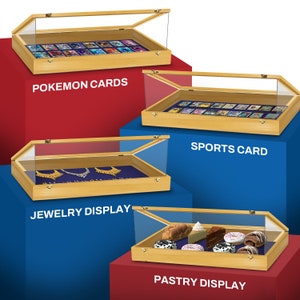 Trade Show Display Case Golden Oak Finish 24 X 36 X 4 Display Case ...