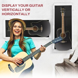Acrylic Guitar Display Case All Acrylic Crystal Clear Guitar Electric ...