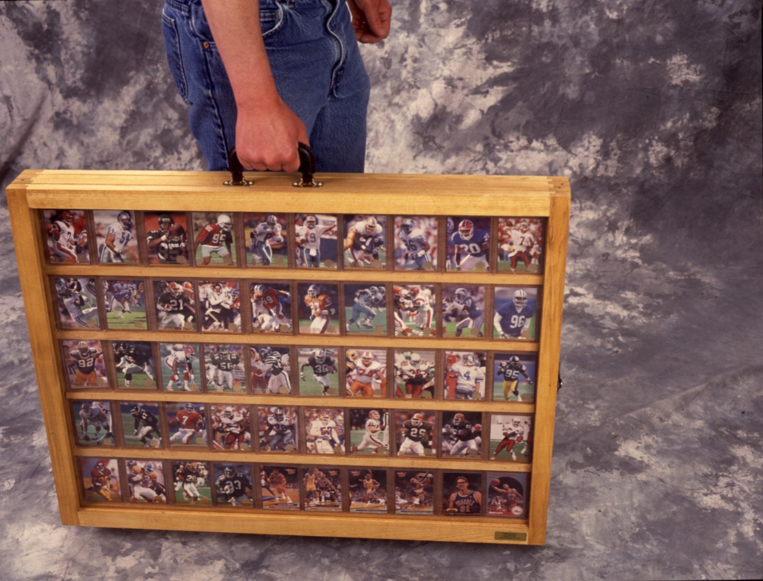 Full Tabletop Baseball Card Display Case - Etsy