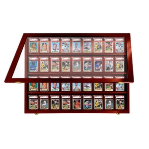 36 Horizontal Graded Baseball Card Display Case DEEP PSA Beckett - Etsy