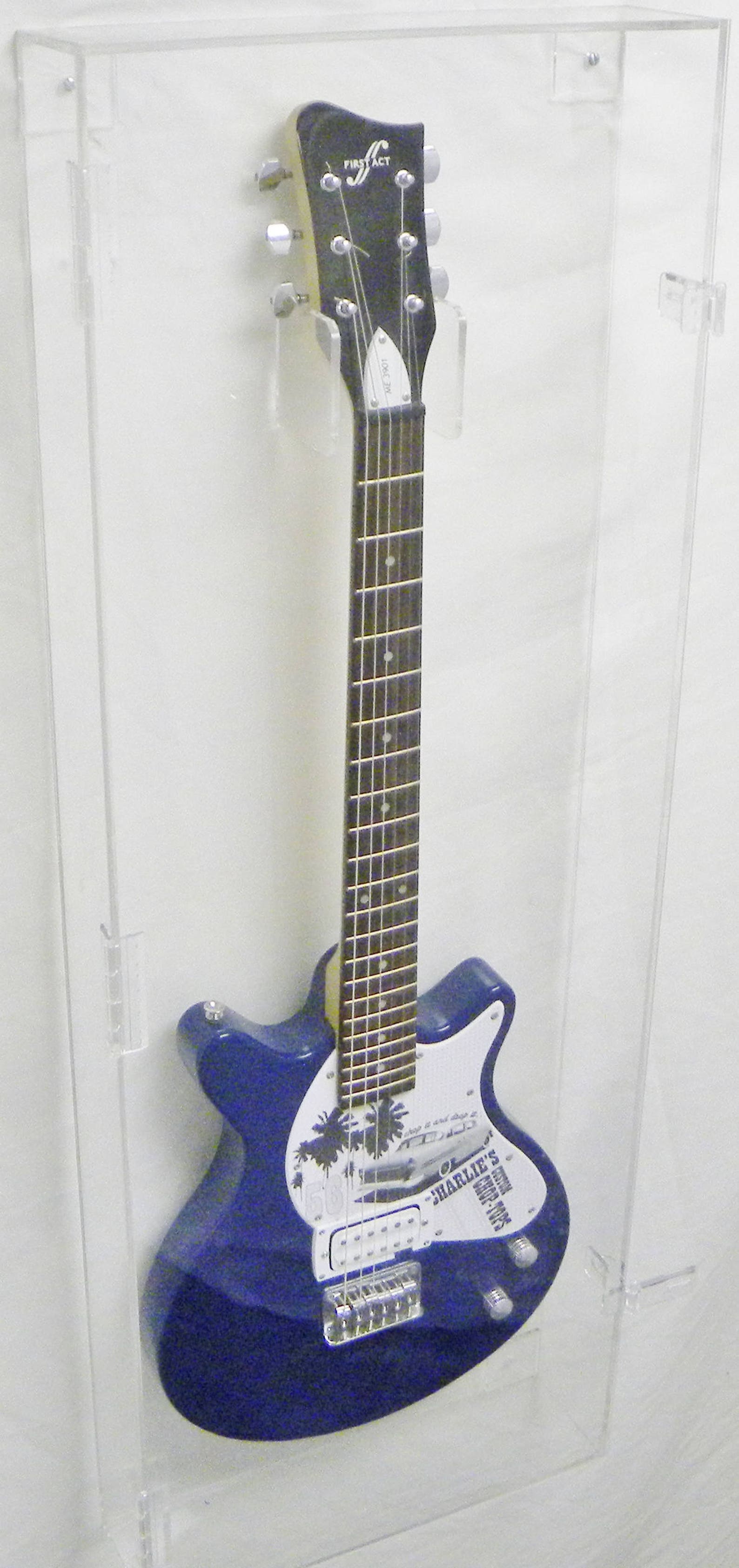 Acrylic Guitar Display Case All Acrylic Crystal Clear Guitar | Etsy
