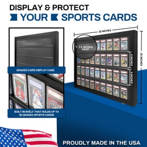 36 Horizontal Graded Baseball Card Display Case DEEP PSA Beckett - Etsy