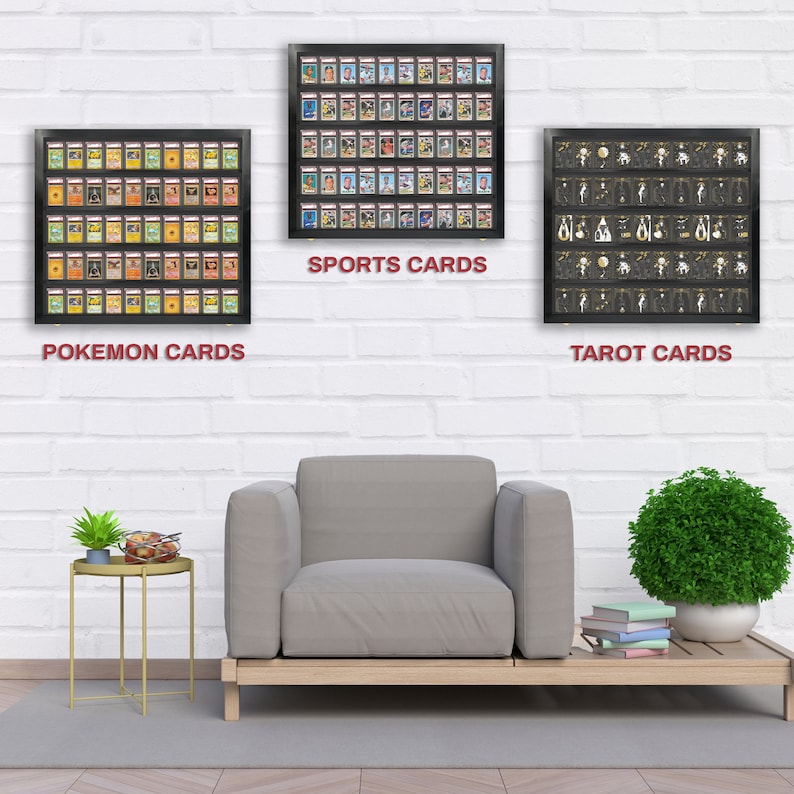 50 Graded Baseball Card Displays Case - Etsy