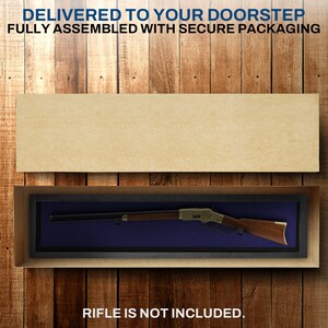 Rifle Gun Display Case All Wood With a Clear Acrylic Front - Etsy