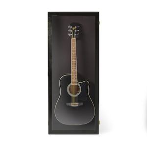 PENNZONI Acoustic Guitar Display Case, Acrylic Acoustic Guitar Case ...