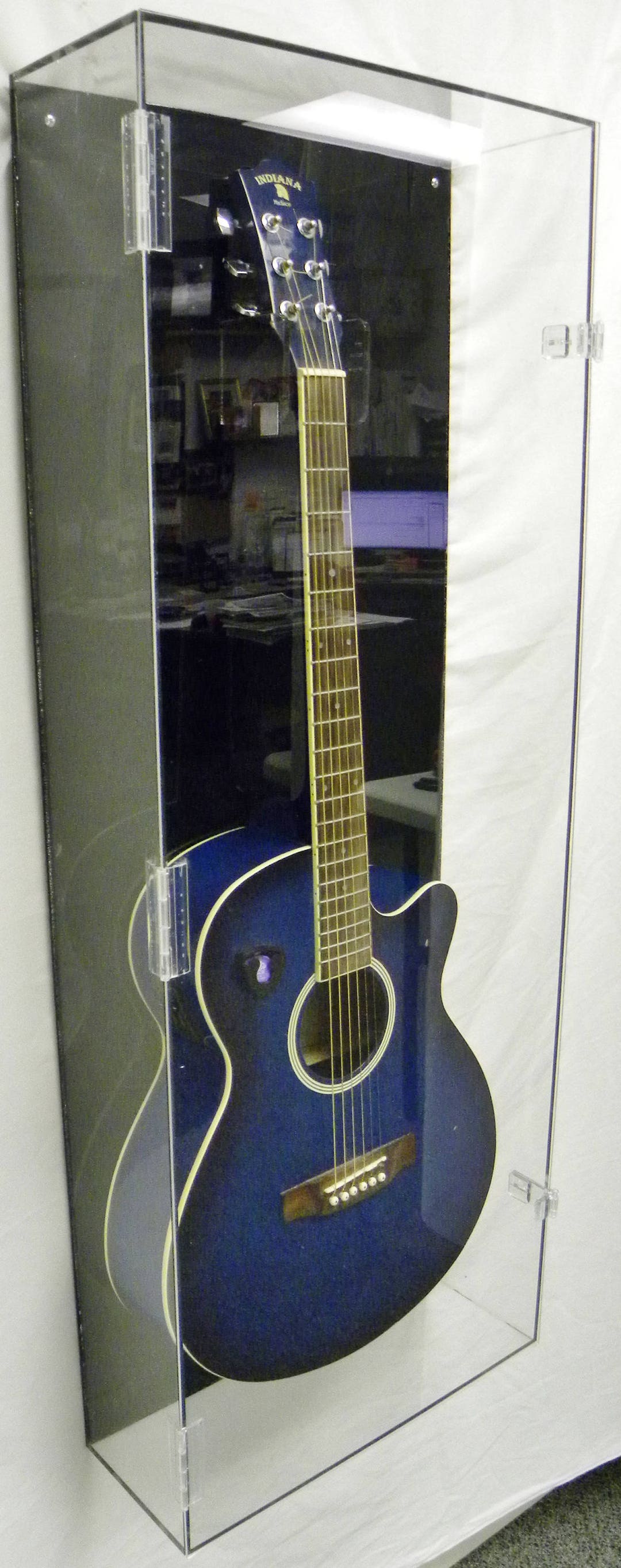 Acrylic Guitar Display Case All Acrylic Crystal Clear Guitar - Etsy