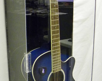 Acrylic Guitar Display Case All Acrylic Crystal Clear Guitar | Etsy