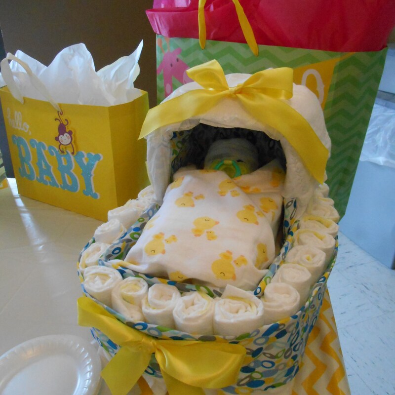 Diaper Cake Bassinet - Etsy