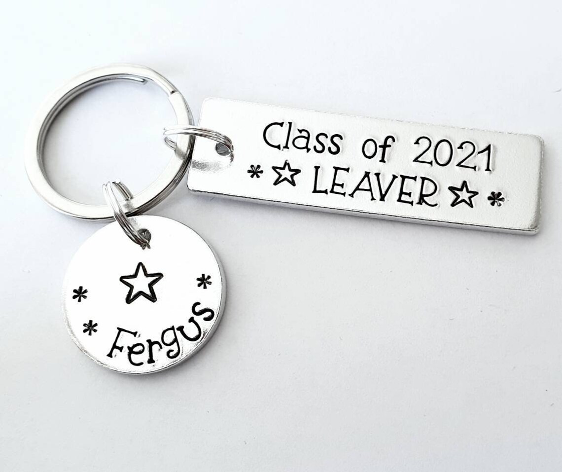 Personalised School Leavers Keyring. School Leaver 2021 Gift | Etsy