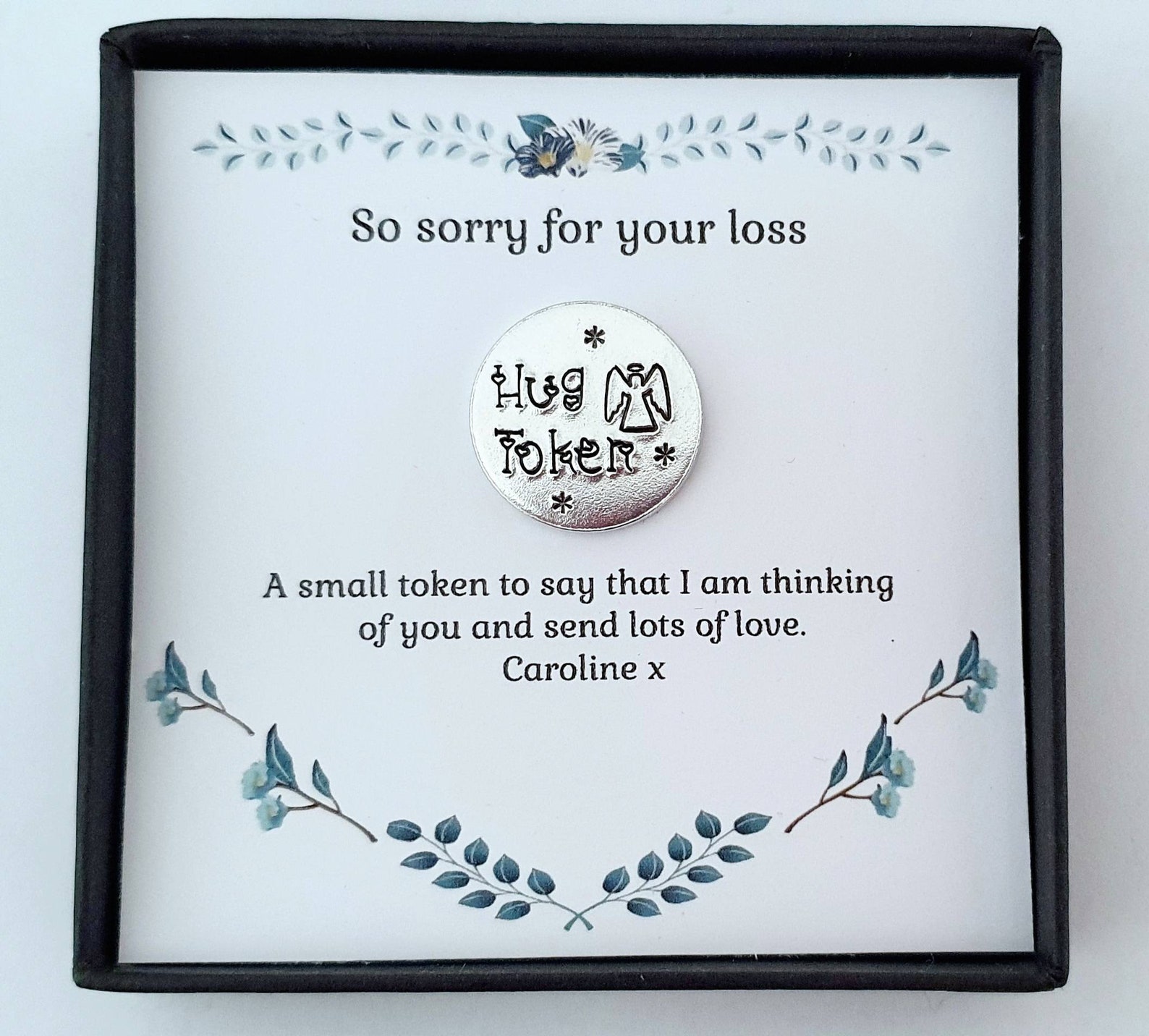 Sorry for Your Loss Hug Token Condolence Keepsake Token - Etsy UK
