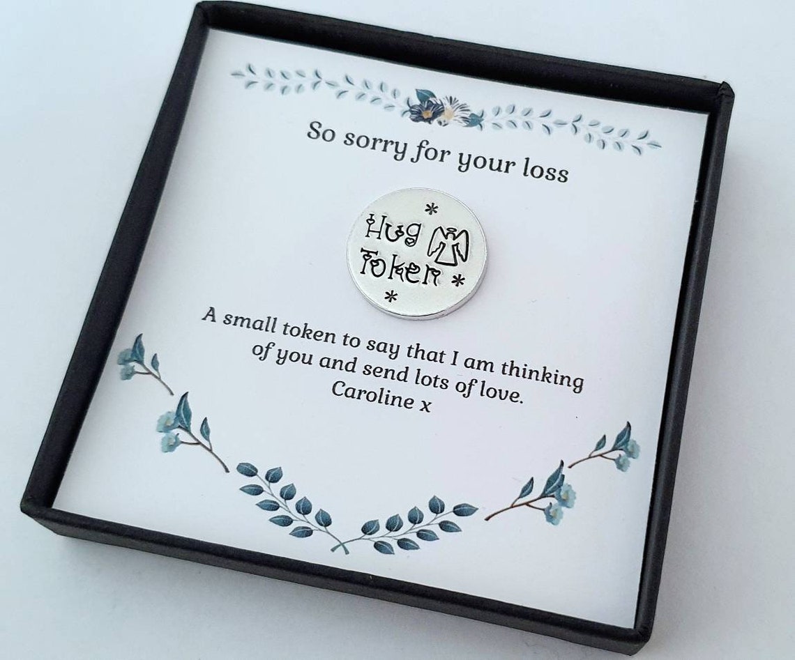Sorry for Your Loss Hug Token Condolence Keepsake Token - Etsy UK