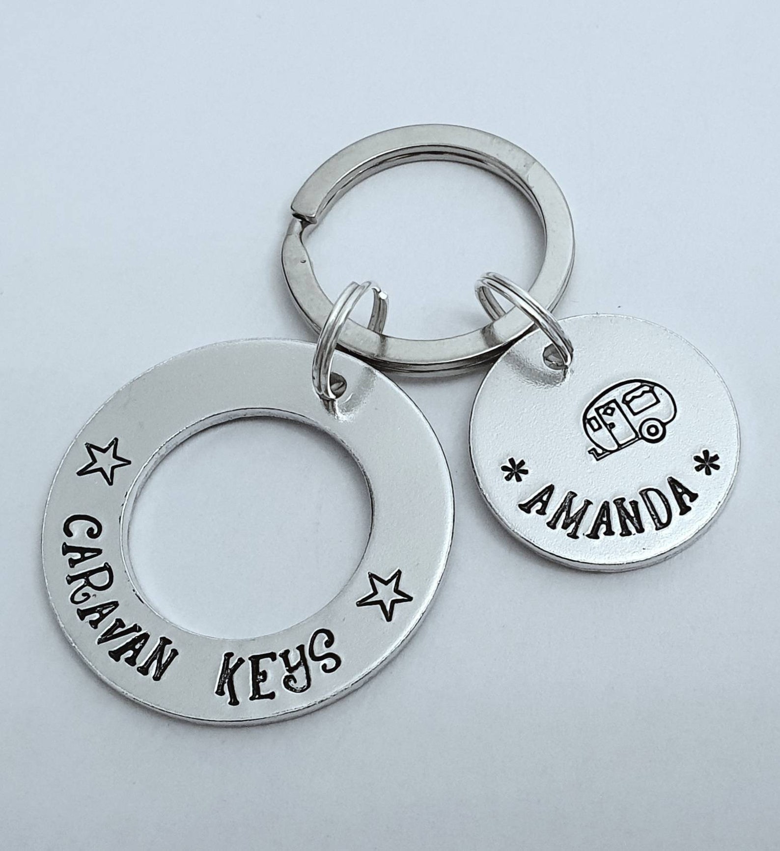 Caravan Keys Keychain personalised with name. Caravan Keyring. - Etsy ...