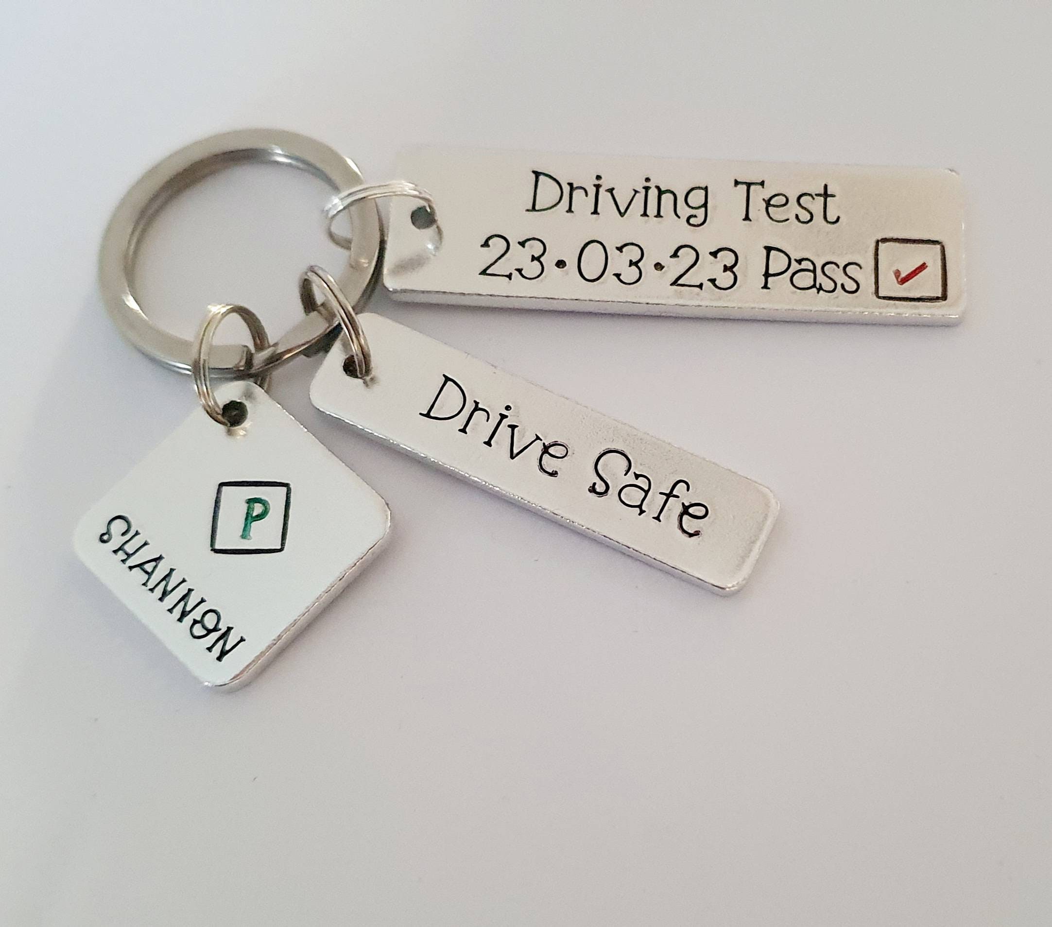 Driving Test Keyring First Car Keyring With Name and Date - Etsy UK