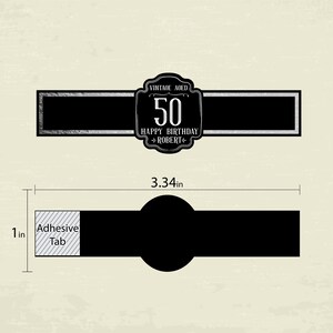 Custom Birthday Cigar Labels Custom Milestone Cigar Labels - Etsy