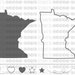 MINNESOTA Svg, State Svg Files, Minnesota Vector, United States Svg ...