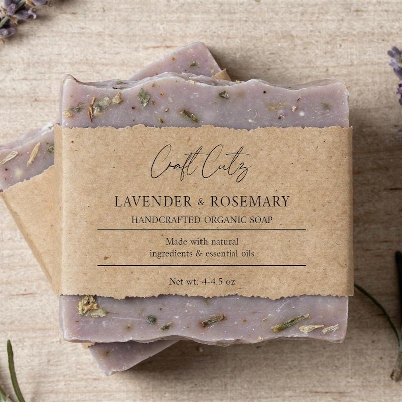 Custom Kraft Soap Label - Etsy