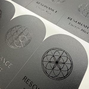 Black Gloss UV Printed Labels | Waterproof & Oil Proof Cosmetic ...