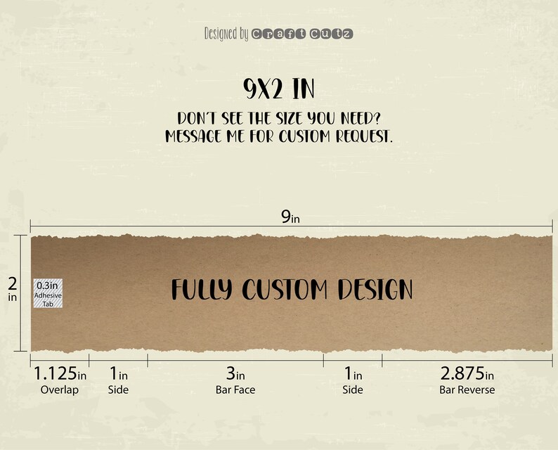 Custom Soap Wrap Label Minimal Soap Band Label Natural Soap - Etsy