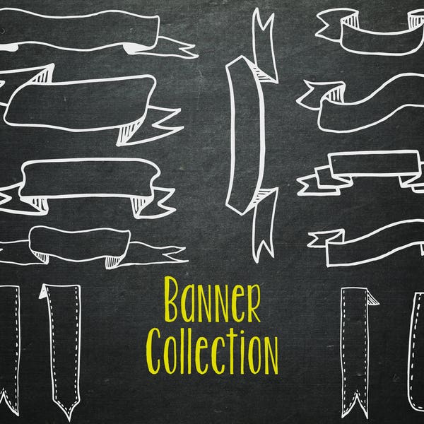 Chalkboard Banners - Etsy