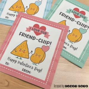 Valentine Chip Bag Printable, Printable Valentine Cards, Simple ...