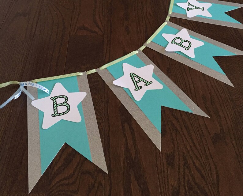 Star Banner Svg Birthday Banner Svg Baby Shower Banner Svg - Etsy