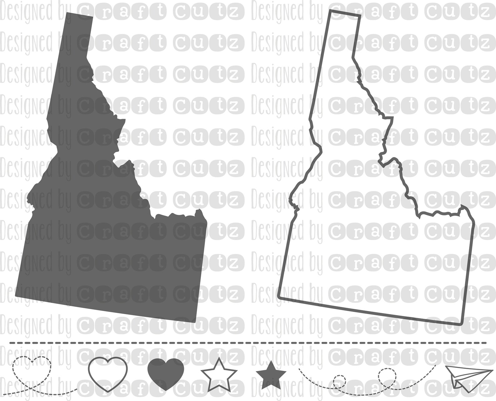 IDAHO Svg State Svg Files Idaho Vector United States Svg | Etsy
