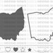 OHIO Svg, State Svg Files, Ohio Vector, United States Svg, State Clip ...